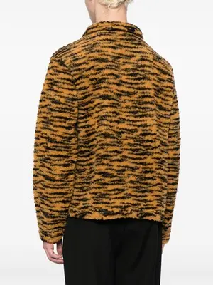 BODE Tiger-print Lace-up Jumper
