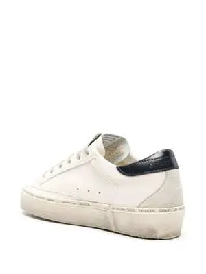 GOLDEN GOOSE Hi Star Leather Sneakers - White