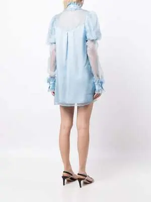 MACGRAW Lighthouse Ruffled Silk Dress