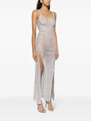 SANTA BRANDS Rhinestone-embellished Maxi Dress
