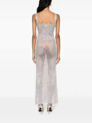 SANTA BRANDS Rhinestone-embellished Maxi Dress
