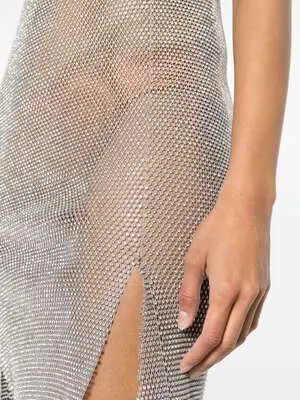 SANTA BRANDS Rhinestone-embellished Maxi Dress