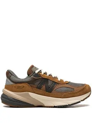 NEW BALANCE 990v6 Carhartt Sculpture Center Sneakers - Brown