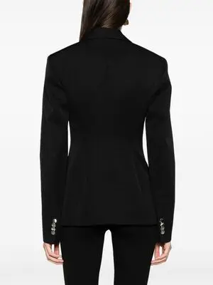 Attico Single-breasted Virgin Wool Blazer