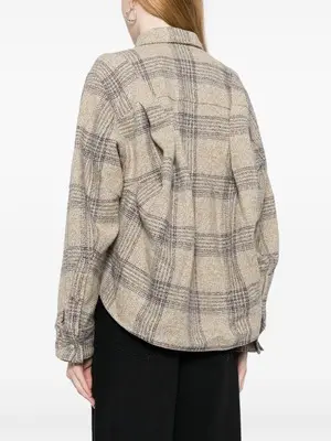 JNBY Check-print Wool Jacket