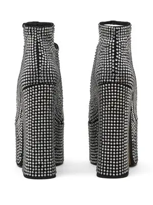 Marc Jacobs 160mm The Rhinestone Kiki Pumps - Black