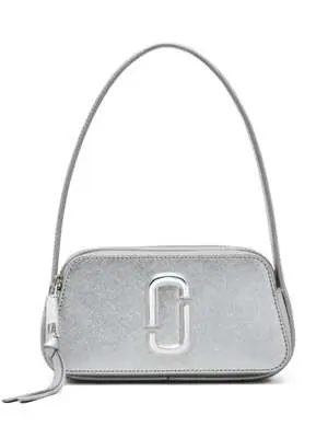 Marc Jacobs Metallic Slingshot Shoulder Bag - Silver