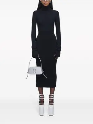 Marc Jacobs Metallic Slingshot Shoulder Bag - Silver