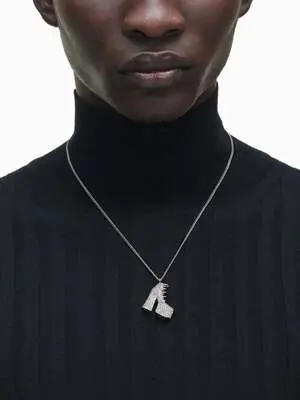 Marc Jacobs Pavé Kiki Boot Pendant Necklace