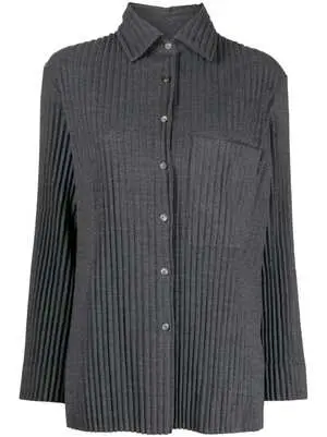 JNBY Pleated Button-up Shirt