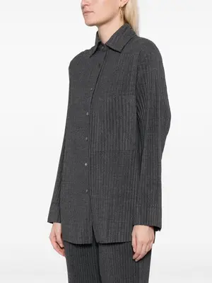 JNBY Pleated Button-up Shirt