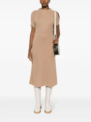 Stella McCartney Ribbed-knit Midi Dress