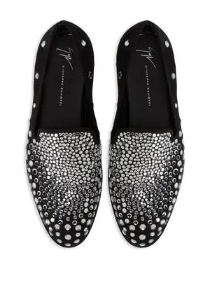 GIUSEPPE ZANOTTI Peghasus Crystal-embellished Loafers