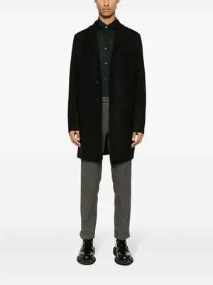 DELL'OGLIO Long-sleeve Merino-wool Shirt - Green