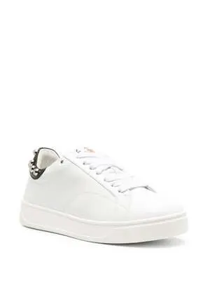 LANVIN Studded Leather Sneakers