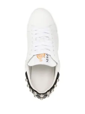 LANVIN Studded Leather Sneakers