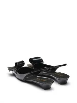 Prada 25mm Appliqué-detail Leather Pumps