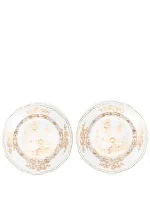GINORI 1735 Aurum Porcelain Plate - White