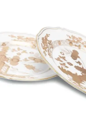 GINORI 1735 Aurum Porcelain Plate - White