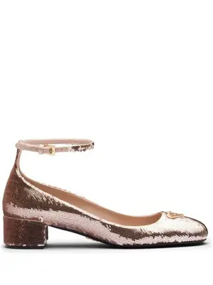 Prada Sequined Shoes For Women