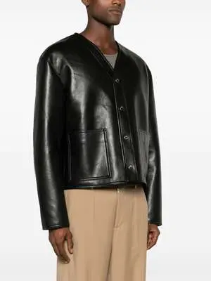 Nanushka Faux-leather Bomber Jacket