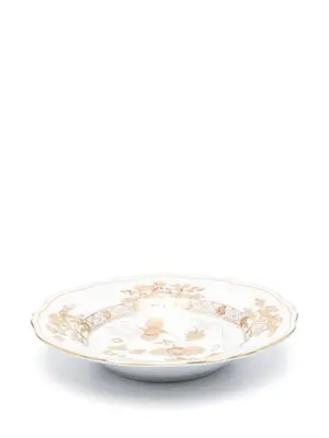 GINORI 1735 Aurum Porcelain Soup Plate - White