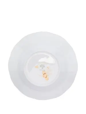 GINORI 1735 Aurum Porcelain Soup Plate - White