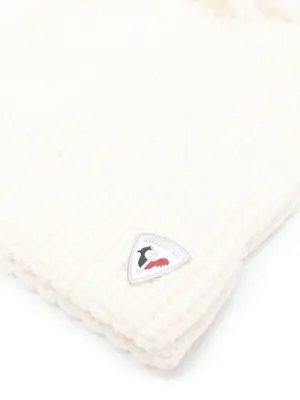 Rossignol Pompom-detail Beanie - White