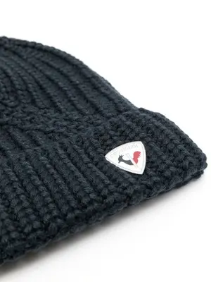 Rossignol Tara Pompom-detail Beanie - Blue