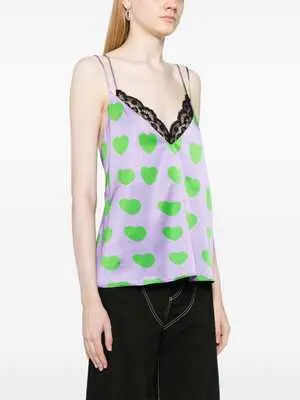 Natasha Zinko Heart-print Cami Top