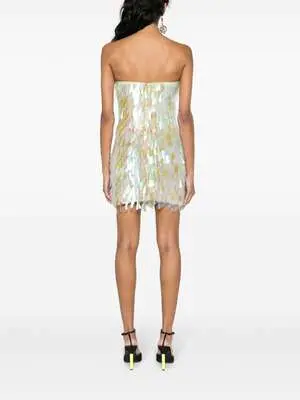 Attico Sequin-embellished Minidress