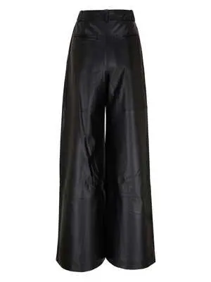 Zimmermann Luminosity Wide-leg Leather Trousers
