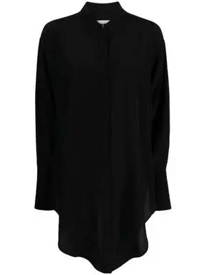 Victoria Beckham Wrap Front Silk Shirt