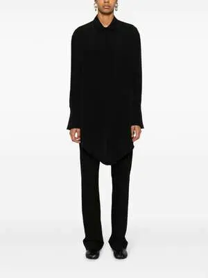 Victoria Beckham Wrap Front Silk Shirt