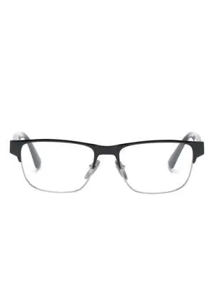 Prada Rectangle-frame Logo Glasses - Black