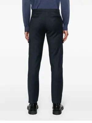 Canali Wool Cargo Trousers