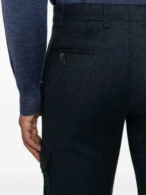 Canali Wool Cargo Trousers