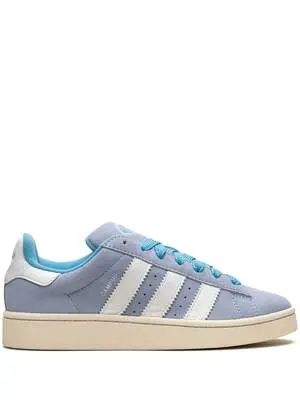 Adidas Calf-leather Round-toe Sneakers