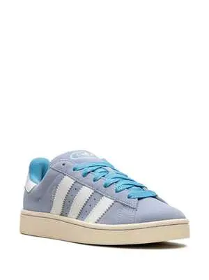 Adidas Calf-leather Round-toe Sneakers