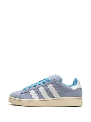Adidas Calf-leather Round-toe Sneakers