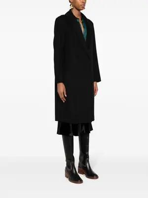 Vince Notched-lapel Trench Coat - Black
