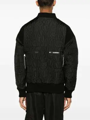 VIVIENNE WESTWOOD Logo-stitch Quilted Bomber Jacket