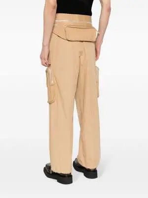DION LEE Belted Straight-leg Trousers