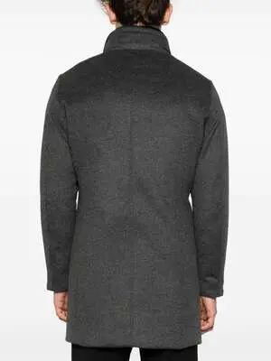 MOORER Bond-fur-le Padded Coat - Grey