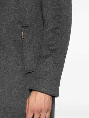 MOORER Bond-fur-le Padded Coat - Grey
