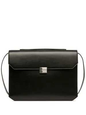 Bally Packed Leather Briefcase - Black