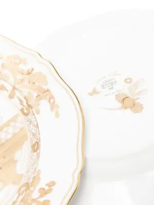 GINORI 1735 Oriente Italiano Aurum Porcelain Plate - White