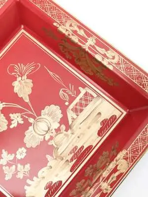 GINORI 1735 Oriente Italiano Rubrum Porcelain Square Plate