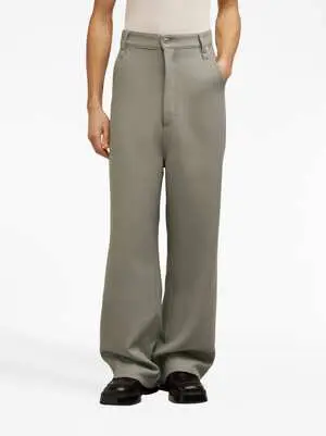 Ami Straight-leg Virgin Wool Trousers