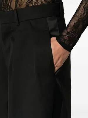 Wardrobe.NYC Pleated Wide-leg Trousers - Black